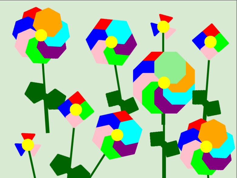 Turtle Polygon Flowers | #GoOpenVA