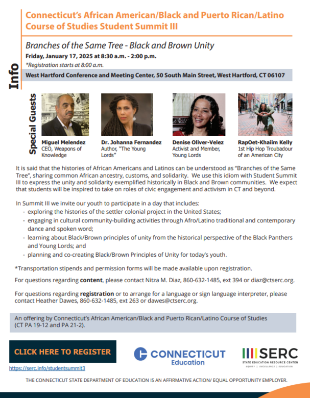 Connecticut's African American/Black and Puerto Rican/Latino Course of ...