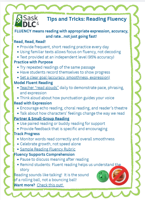Tips & Tricks: Reading Fluency | Resource Bank