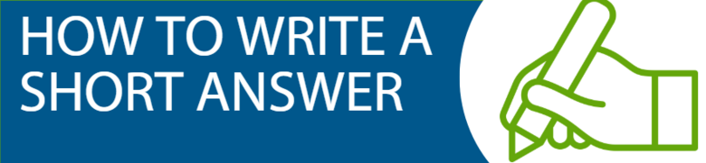 Student Writing Guide - Short Answer | Resource Bank