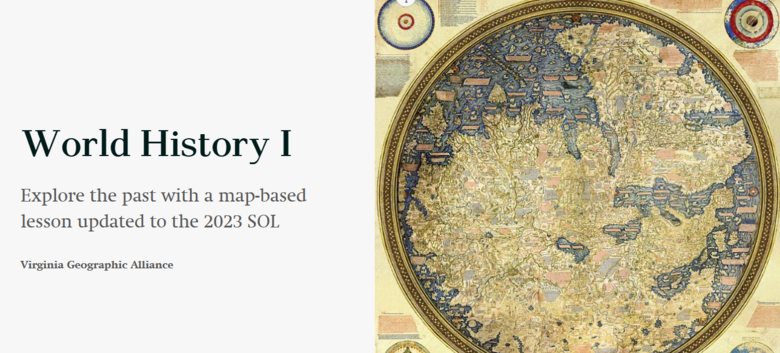VGA World History I resources aligned to 2023 Virginia SOL | #GoOpenVA