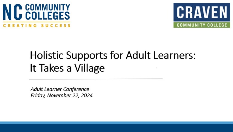 Holistic Supports for Adult Learners: It Takes a Village | openNCCC
