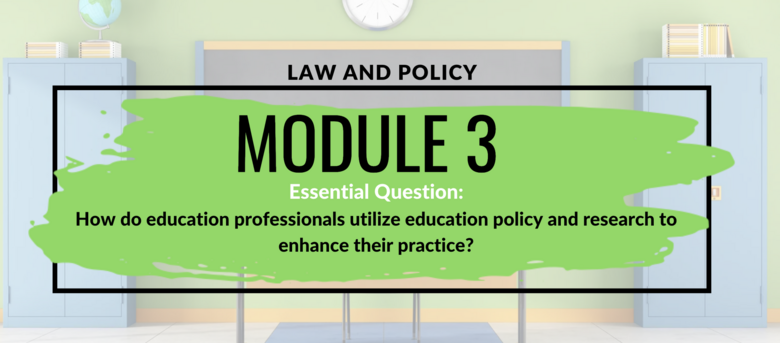 Education & Training Practicum With WBL - Module 3: Law & Policy | OER ...