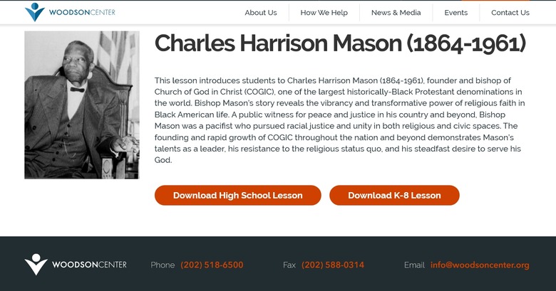 Charles Harrision Mason (1864-1961) HS | OER Commons