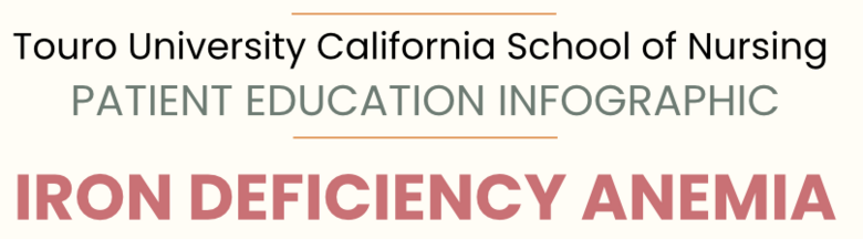 Iron Deficiency Anemia- Infographic | OER Commons