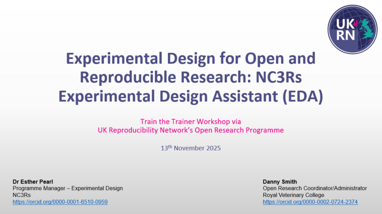 1. Experimental Design for Open and Reproducible Research – NC3Rs ...